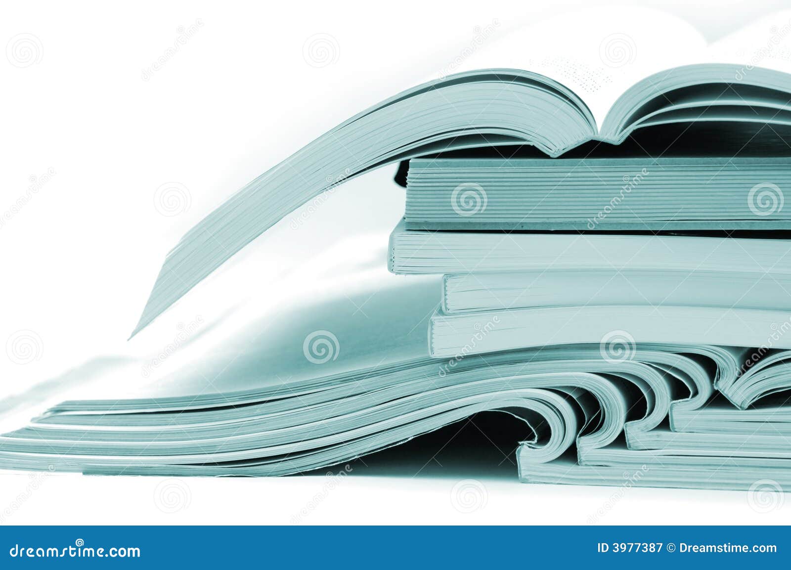 Stack of Brochures and Magazines Stock Image - Image of study, group ...