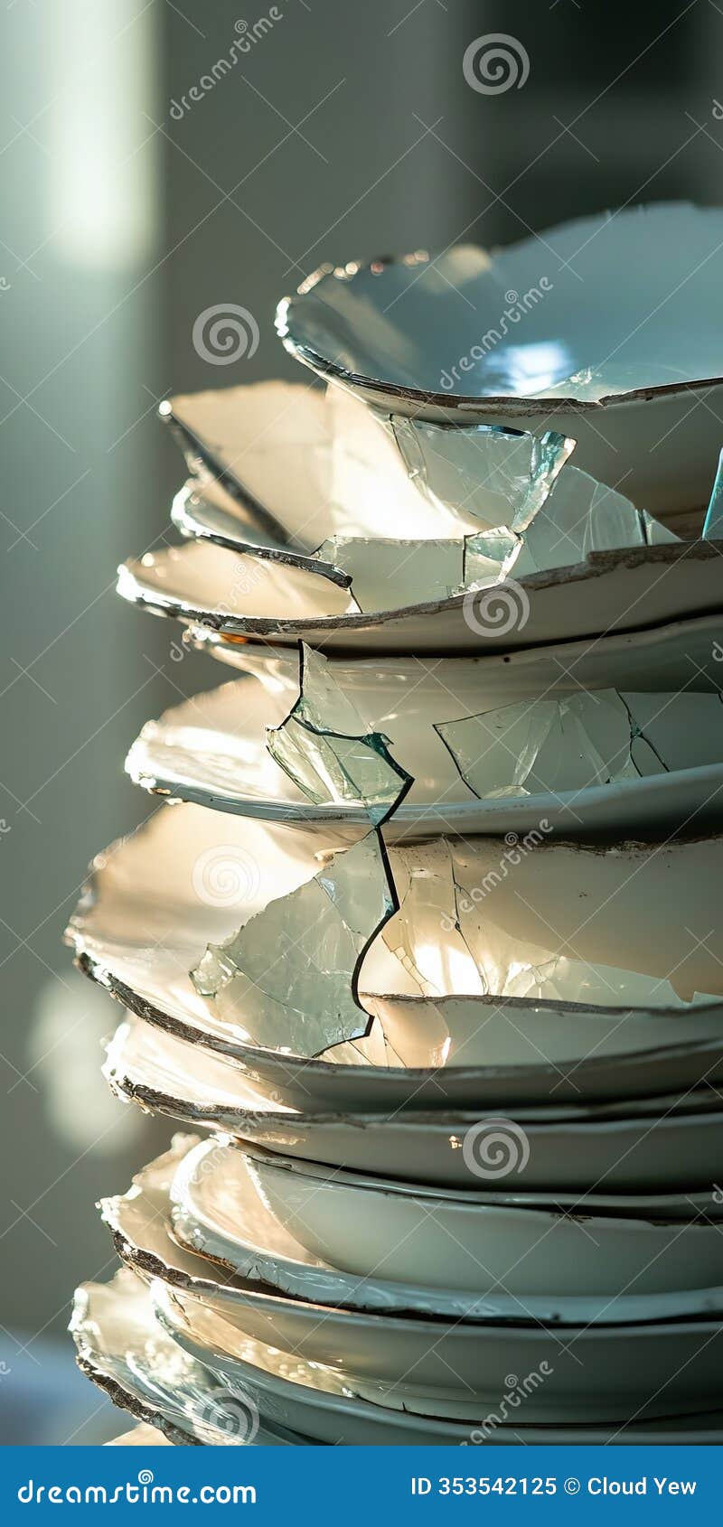 Stack Of Broken Chocolate Peanut Butter Cups With Melted Chocolate ...