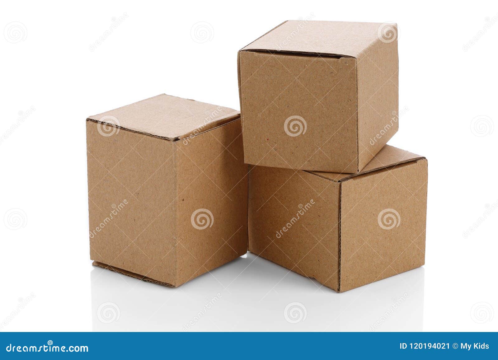 Stack of Cardboard Box ,isolated Stock Image - Image of moving ...