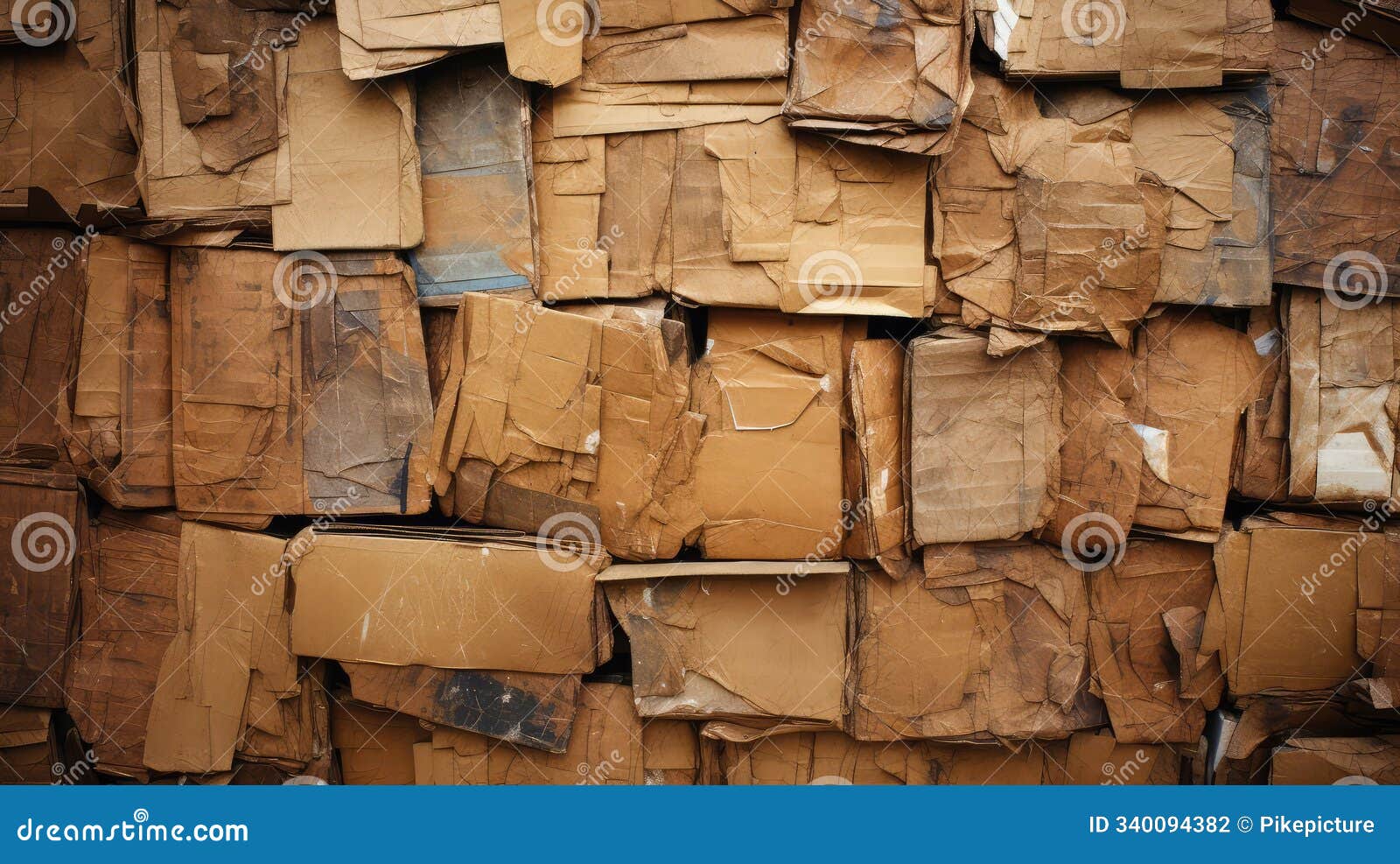 Stack Brown Cardboard Texture Stock Illustration - Illustration of ...