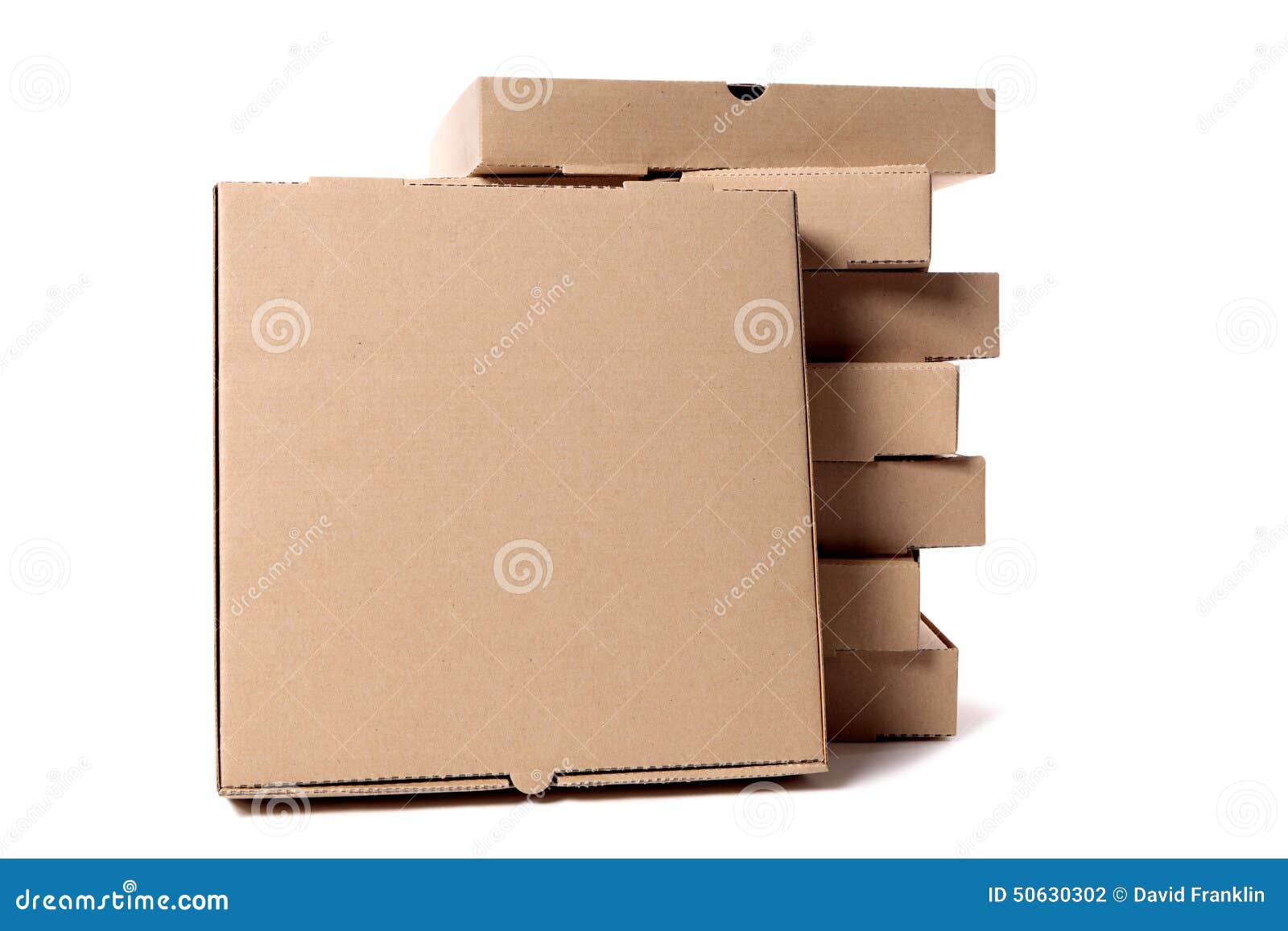 Pizza Boxes Stacked Vertical, Fresh Pepperoni Pizza Royalty-Free Stock ...