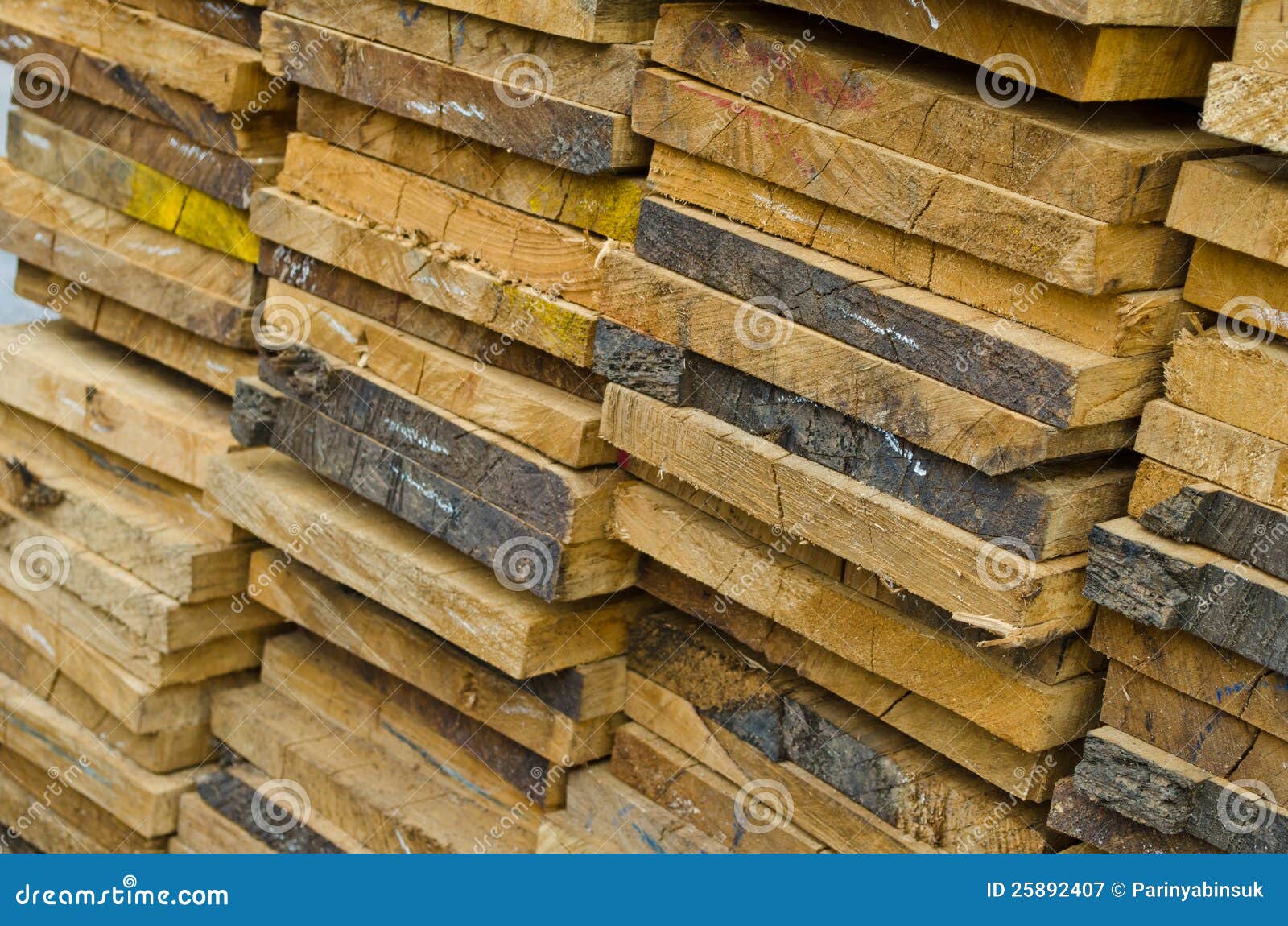 Stack of Building Lumber stock image. Image of coarse - 25892407