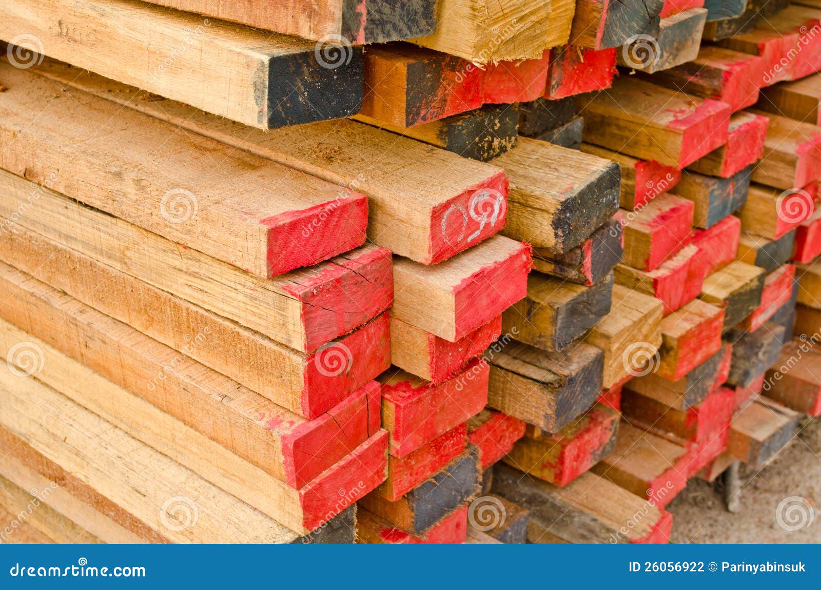 Stack of Building Lumber stock photo. Image of builder - 26056922