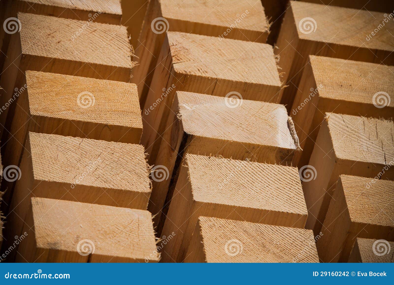 Stack of Building Lumber stock photo. Image of nature - 29160242