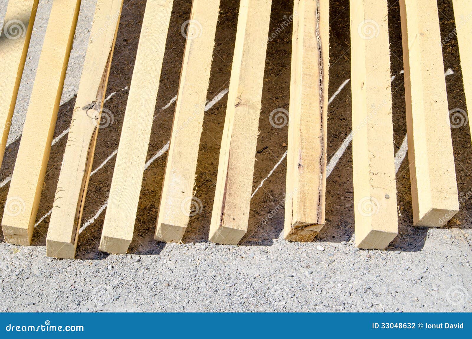 Stack of Building Lumber stock photo. Image of nature - 33048632