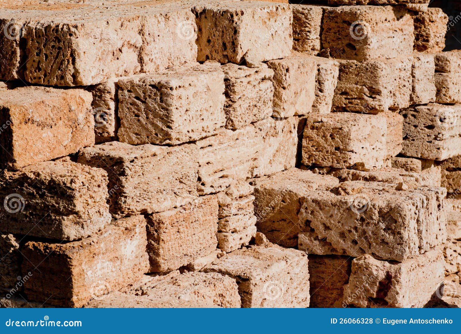 Stack of Building Materials Stock Photo - Image of brown, coquina: 26066328