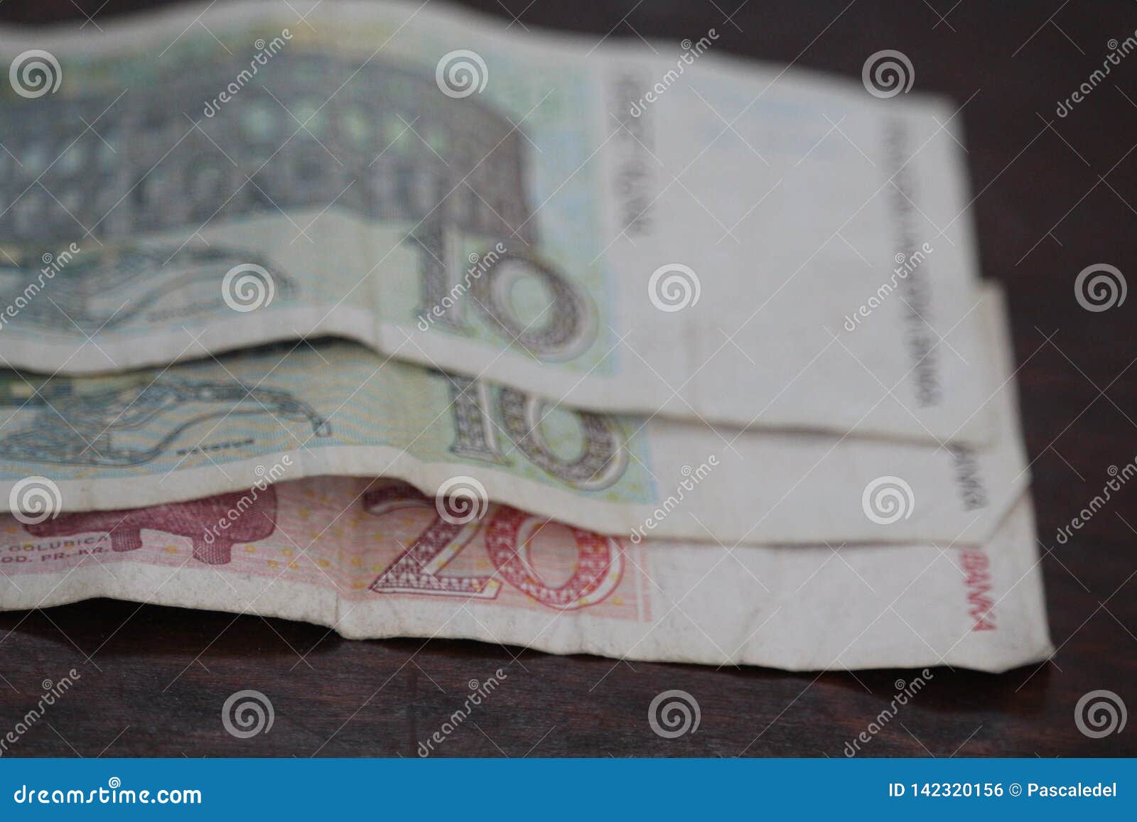 Bank Notes Diffrent Values stock photo. Image of investment - 142320156