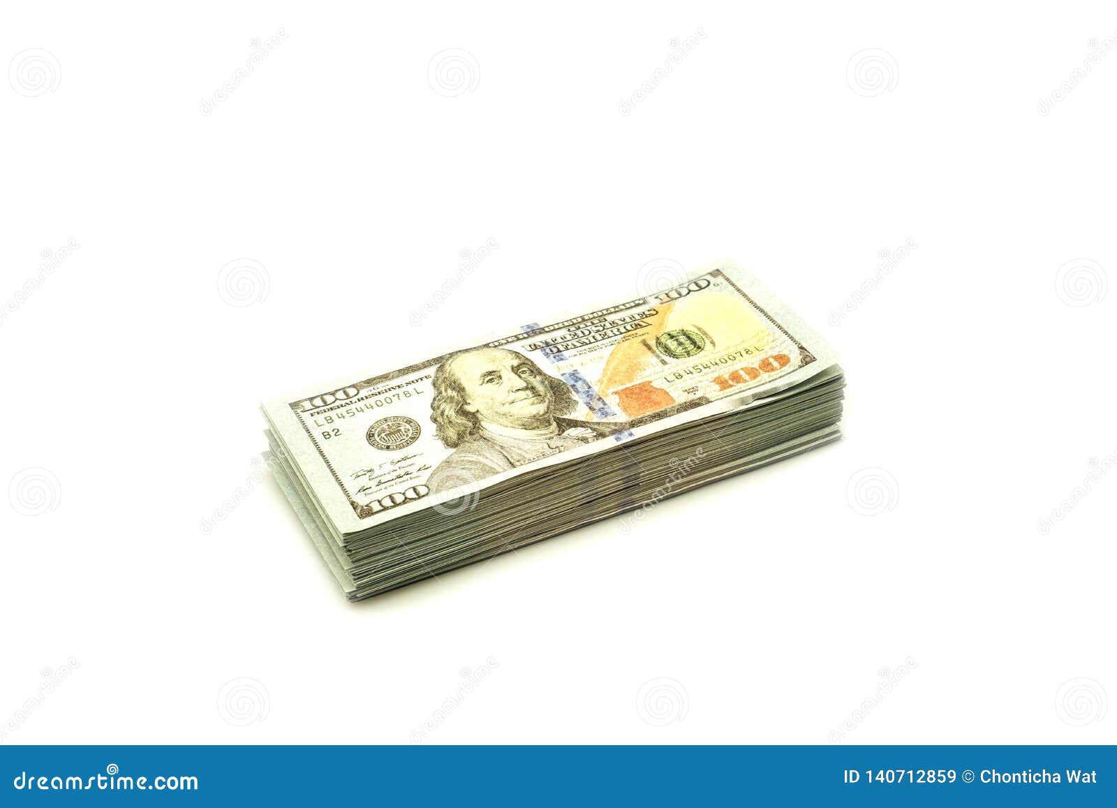 Stack Bundles of 100 US Dollars Banknotes Stock Image - Image of hunger ...