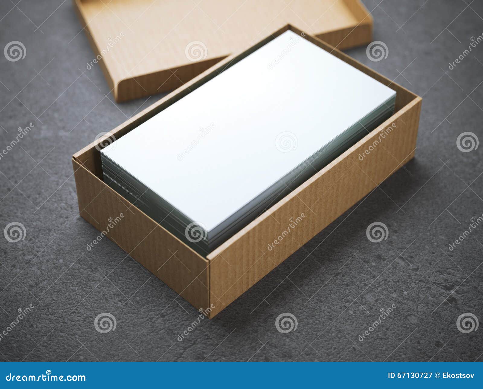 Stack of Business Cards in Package Stock Image - Image of contact ...