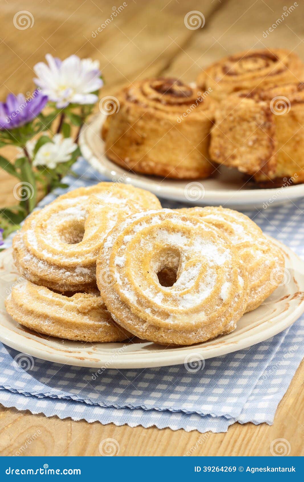 Stack of butter cookies stock image. Image of home, butter - 39264269