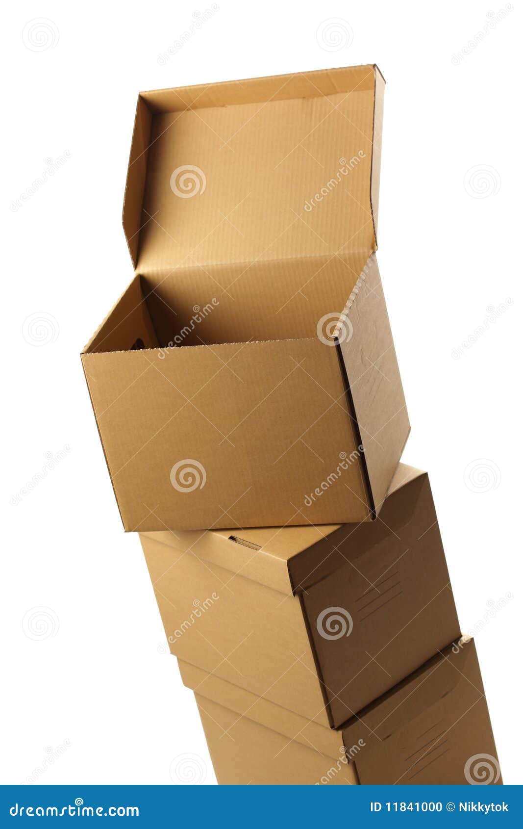 Stack of cardboard boxes stock photo. Image of natural - 11841000