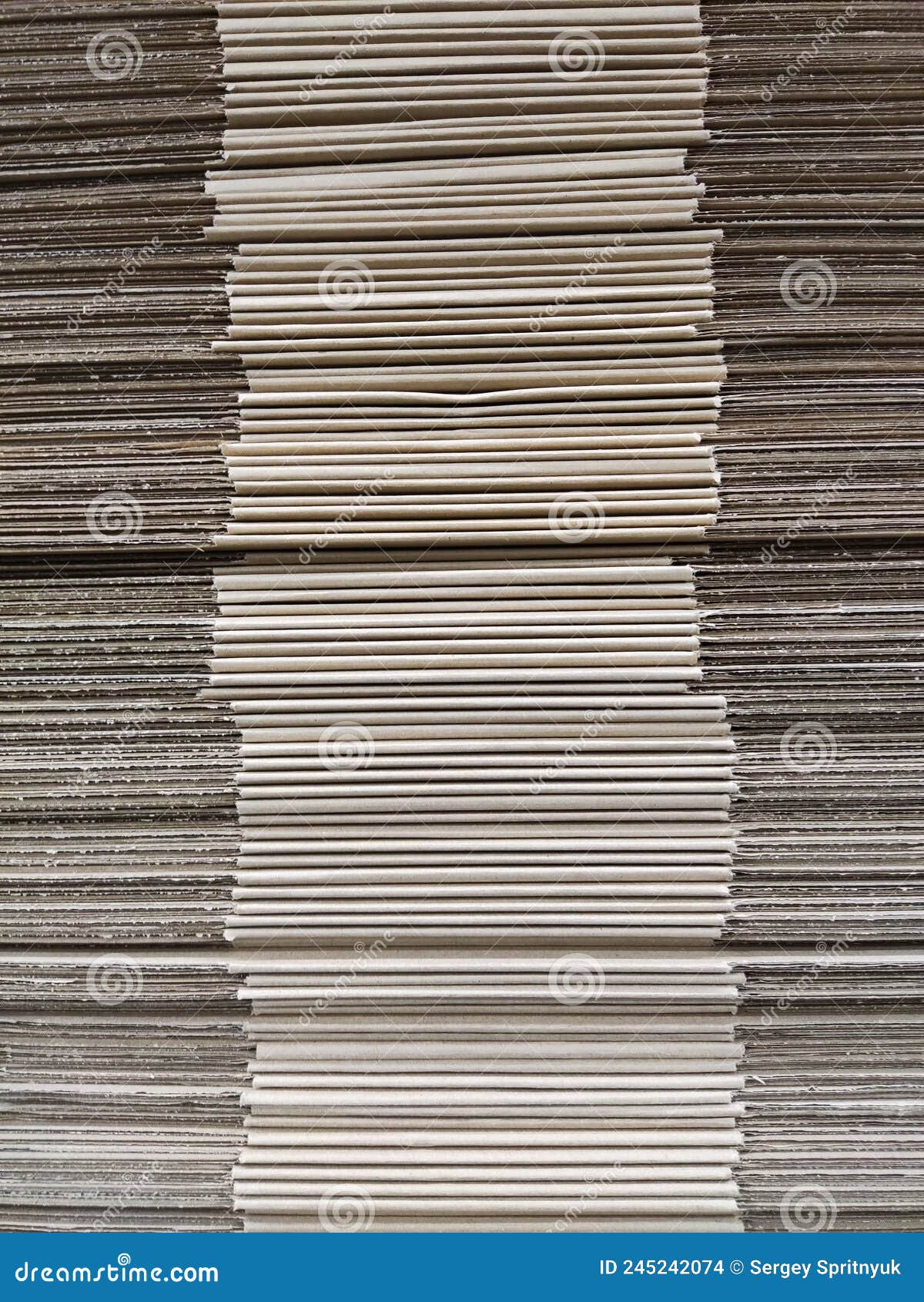 A Stack of Cardboard Boxes. the Texture of the Box Cut is Visible Stock ...