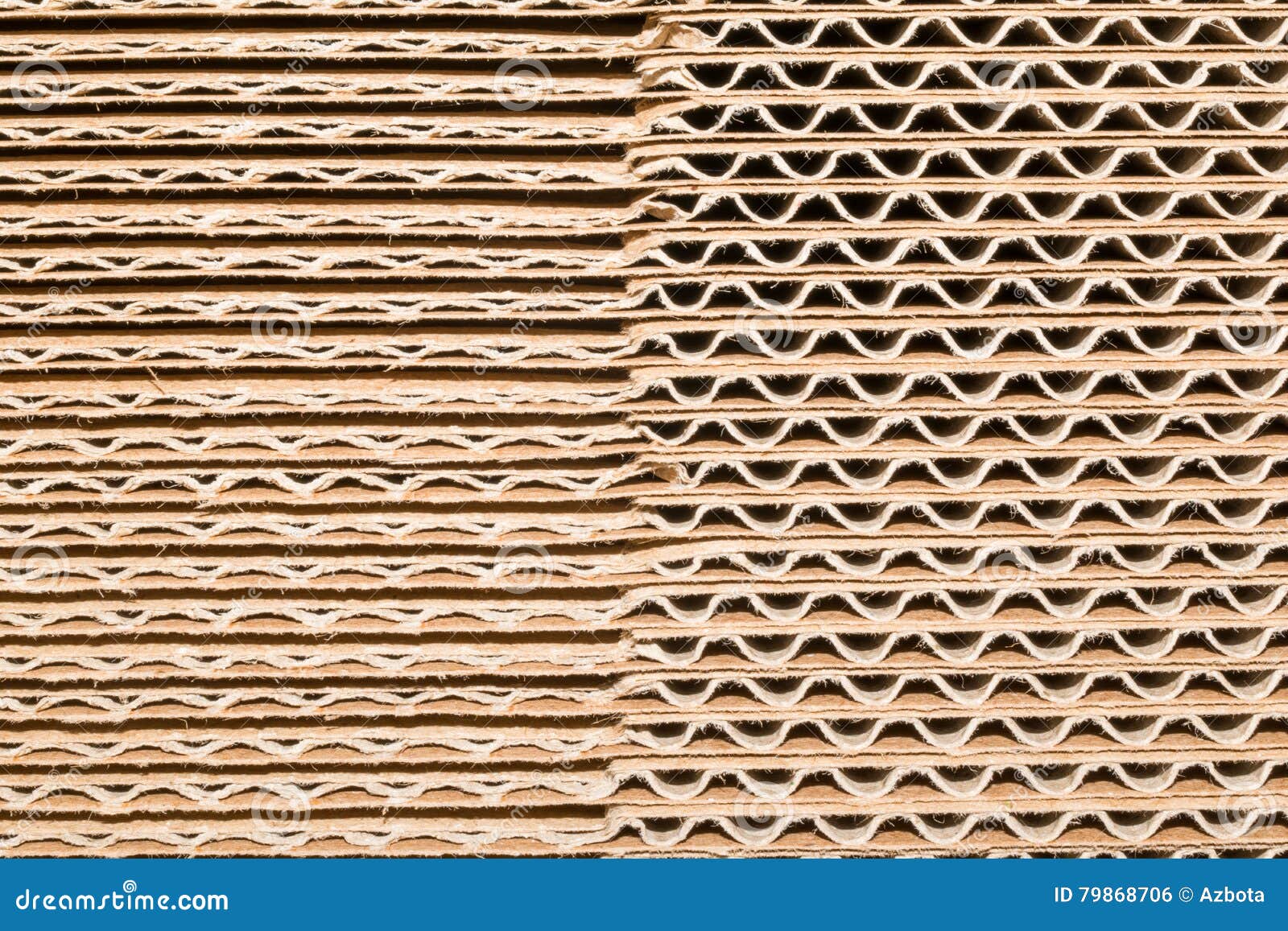 Stack of Cardboard in a Large Pile,different Lines Stock Photo - Image ...
