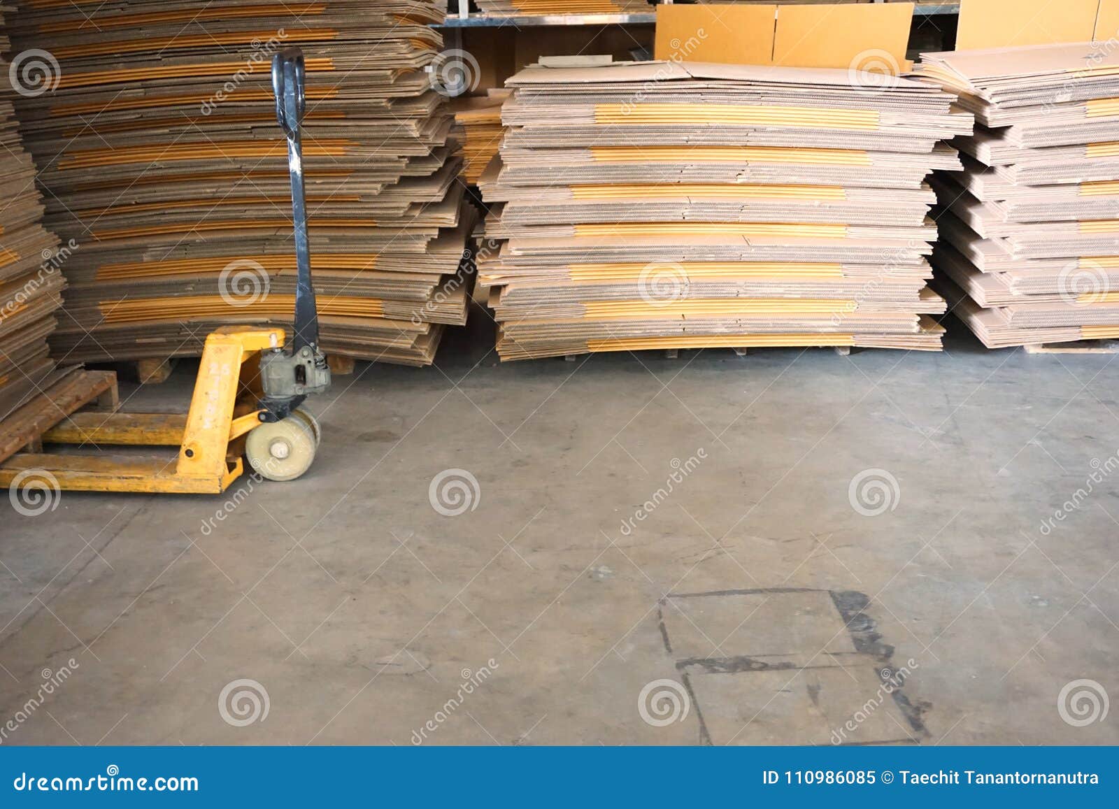 Stack of carton box stock image. Image of crate, objects - 110986085