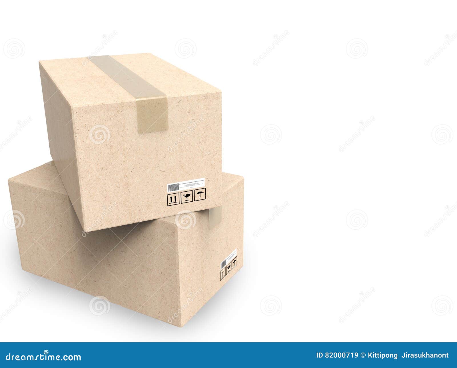 Stack Of Carton Boxes Royalty-Free Stock Photo | CartoonDealer.com ...
