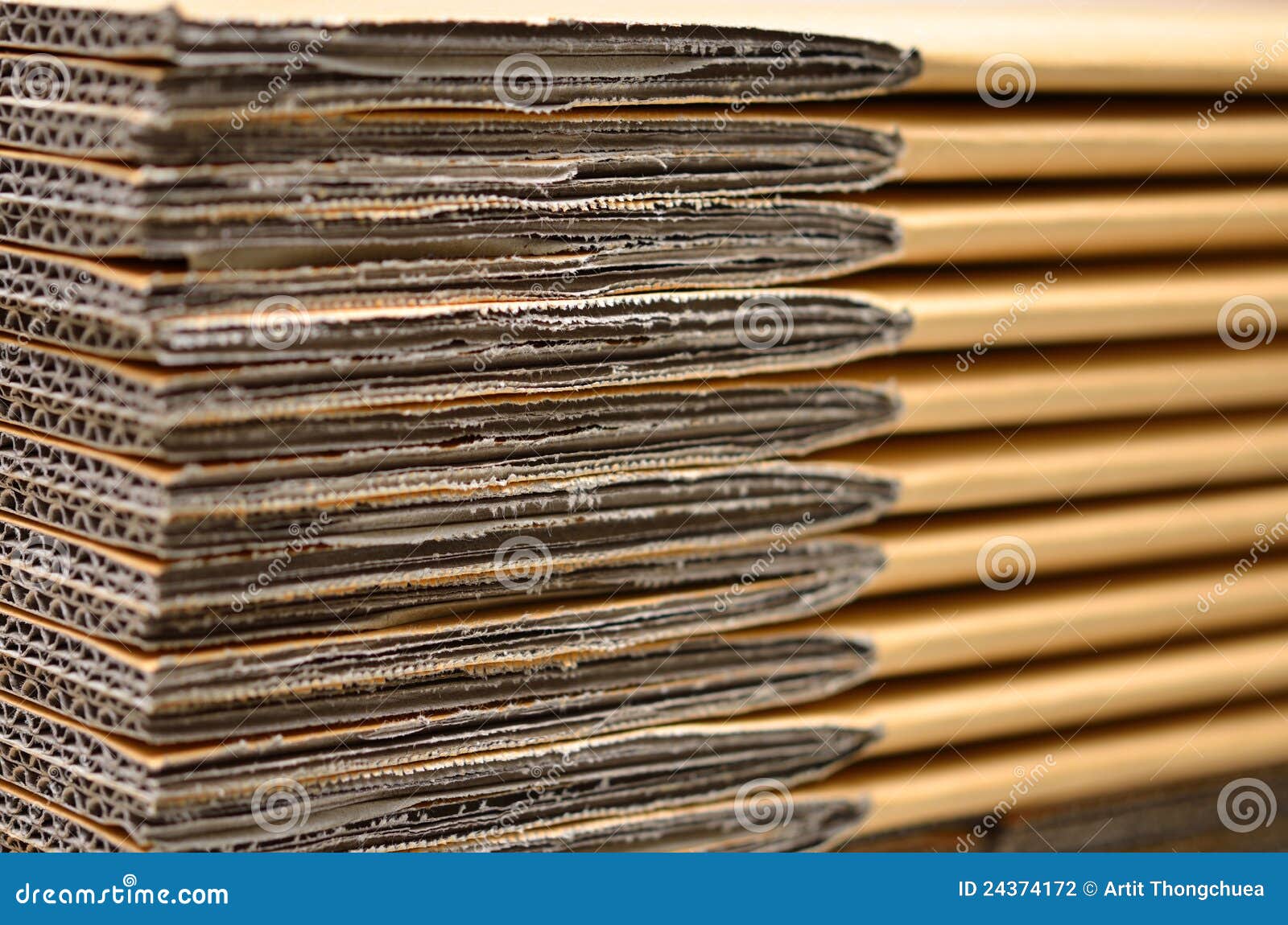 Stack of Carton Boxes Package Stock Photo - Image of mail, card: 24374172