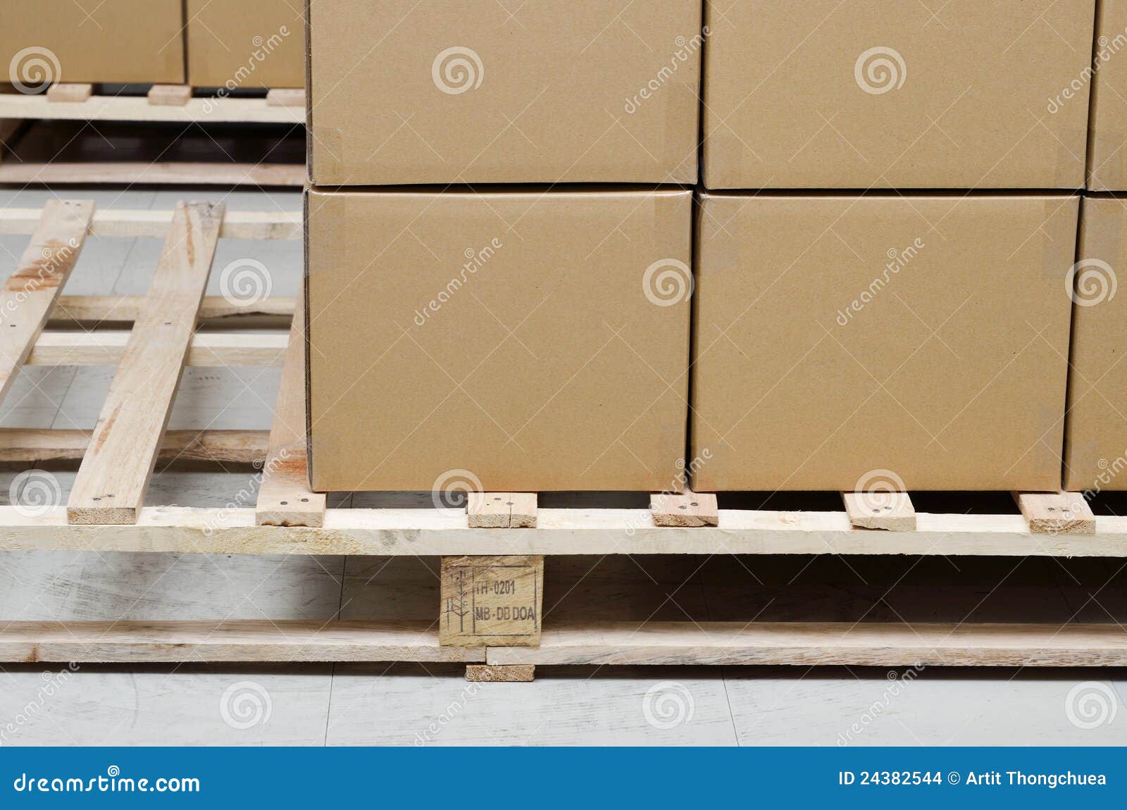 Stack of Carton Boxes Package Stock Photo - Image of freight, carton ...