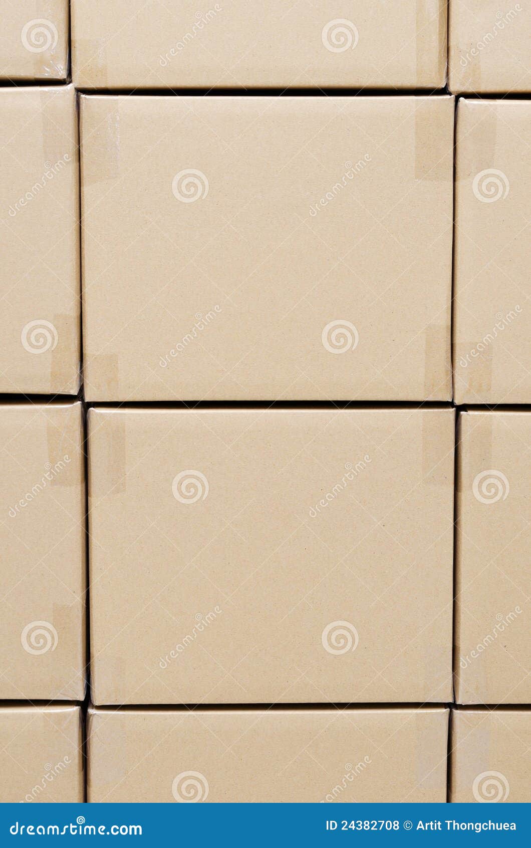 Stack of Carton Boxes Package Stock Photo - Image of corrugated ...