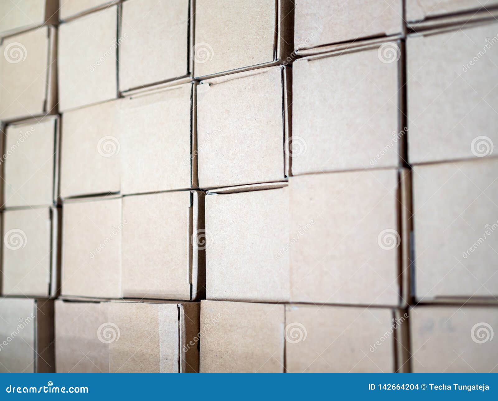 Stack of Carton Boxes Package Background Stock Photo - Image of cargo ...