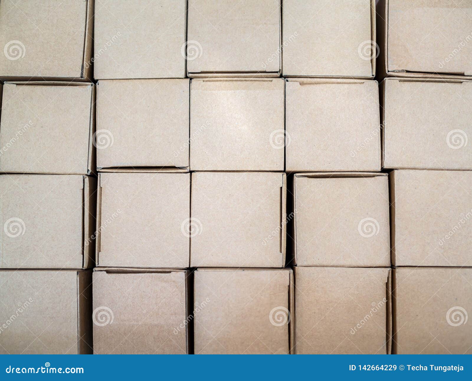 Stack of Carton Boxes Package Background Stock Image - Image of ...