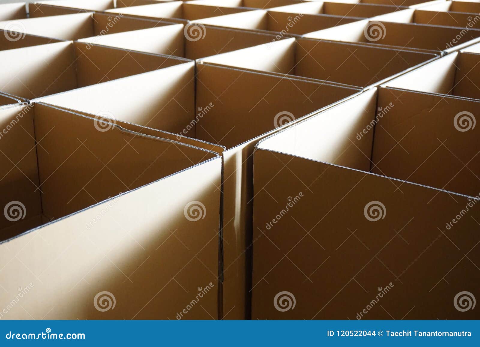 Stack of carton box stock photo. Image of goods, retail - 120522044