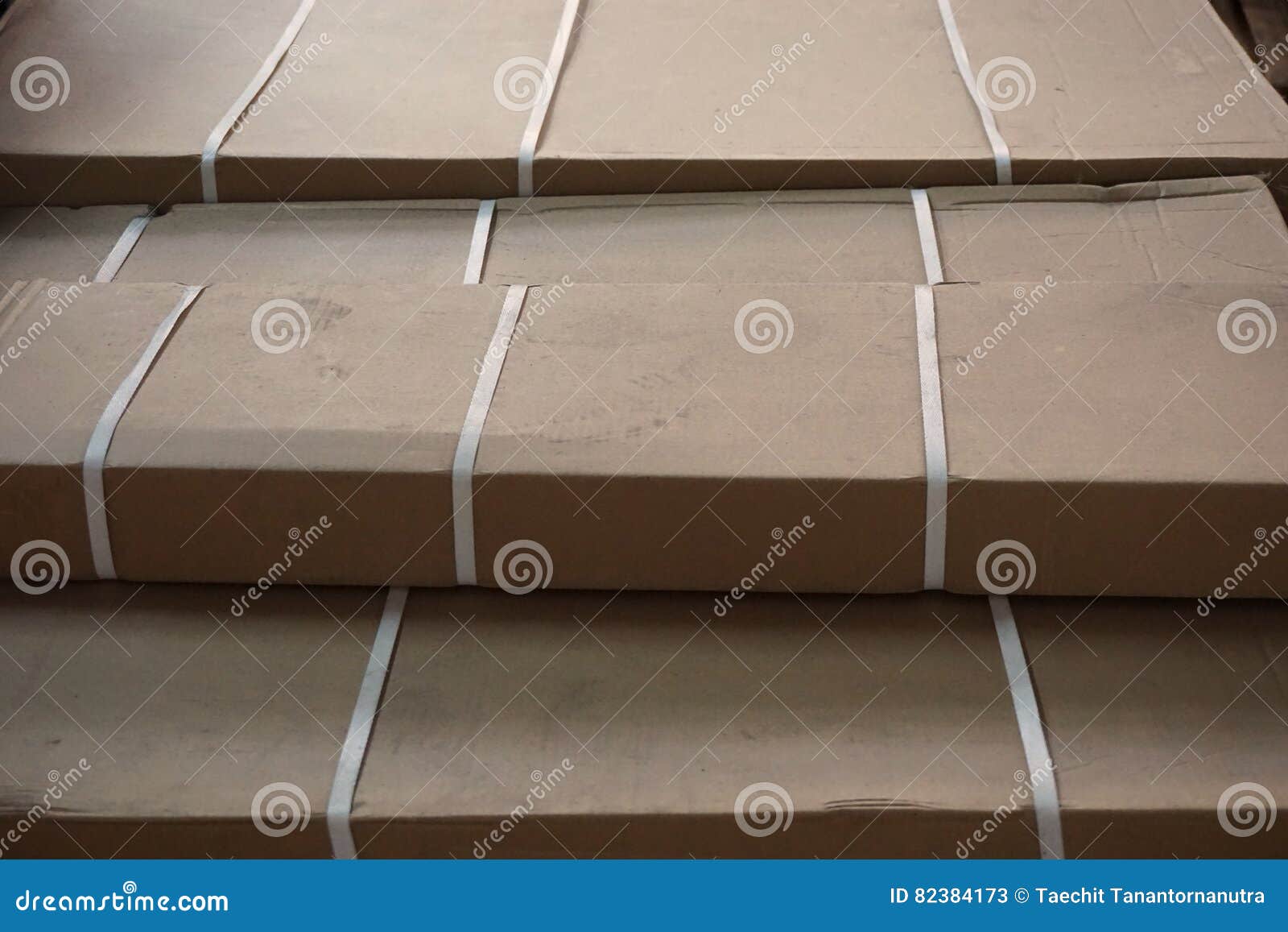 Stack of carton boxes stock image. Image of container - 82384173
