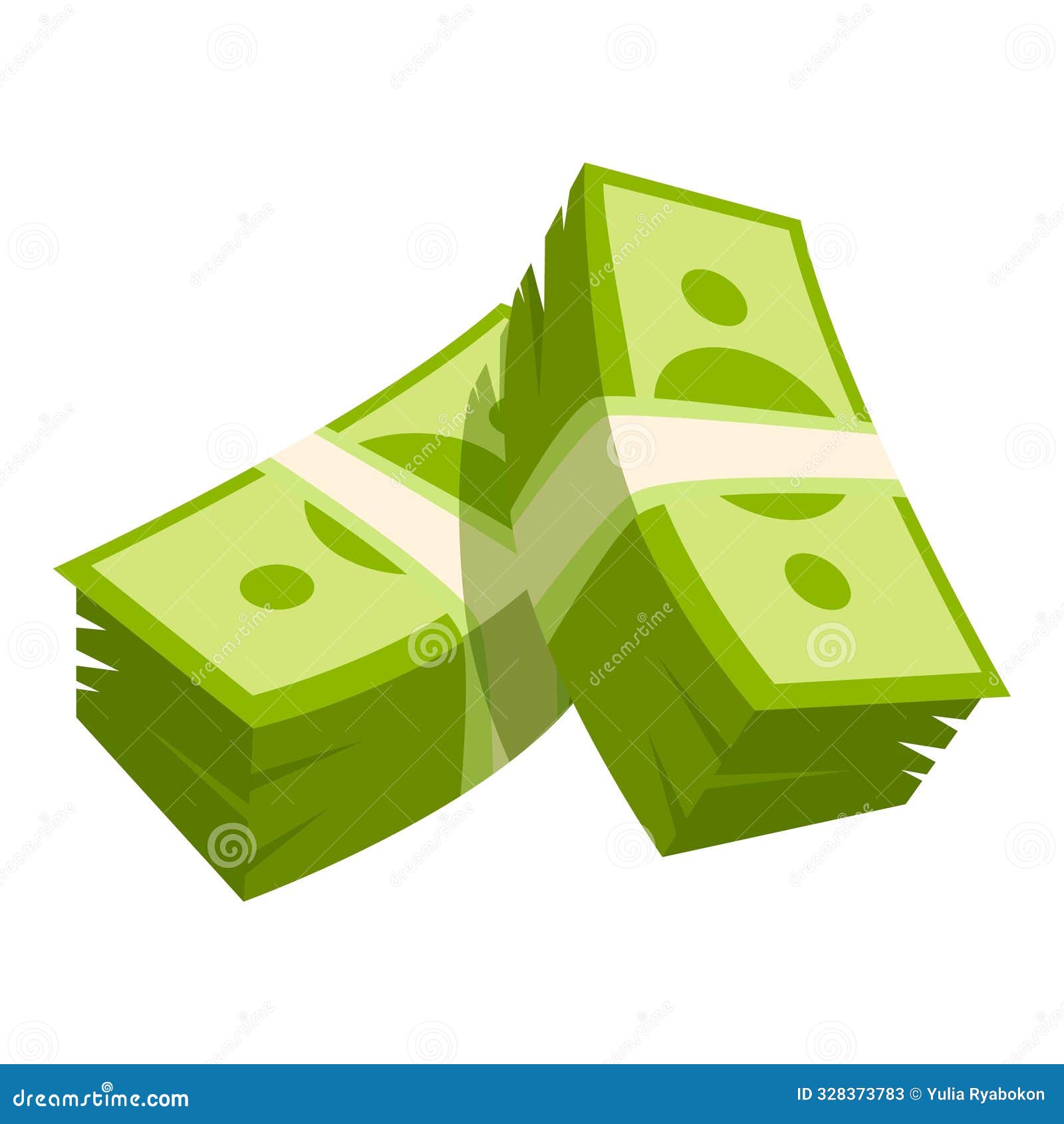 Stack of Cash Falling through the Air Creating Motion Blur Effect Stock ...