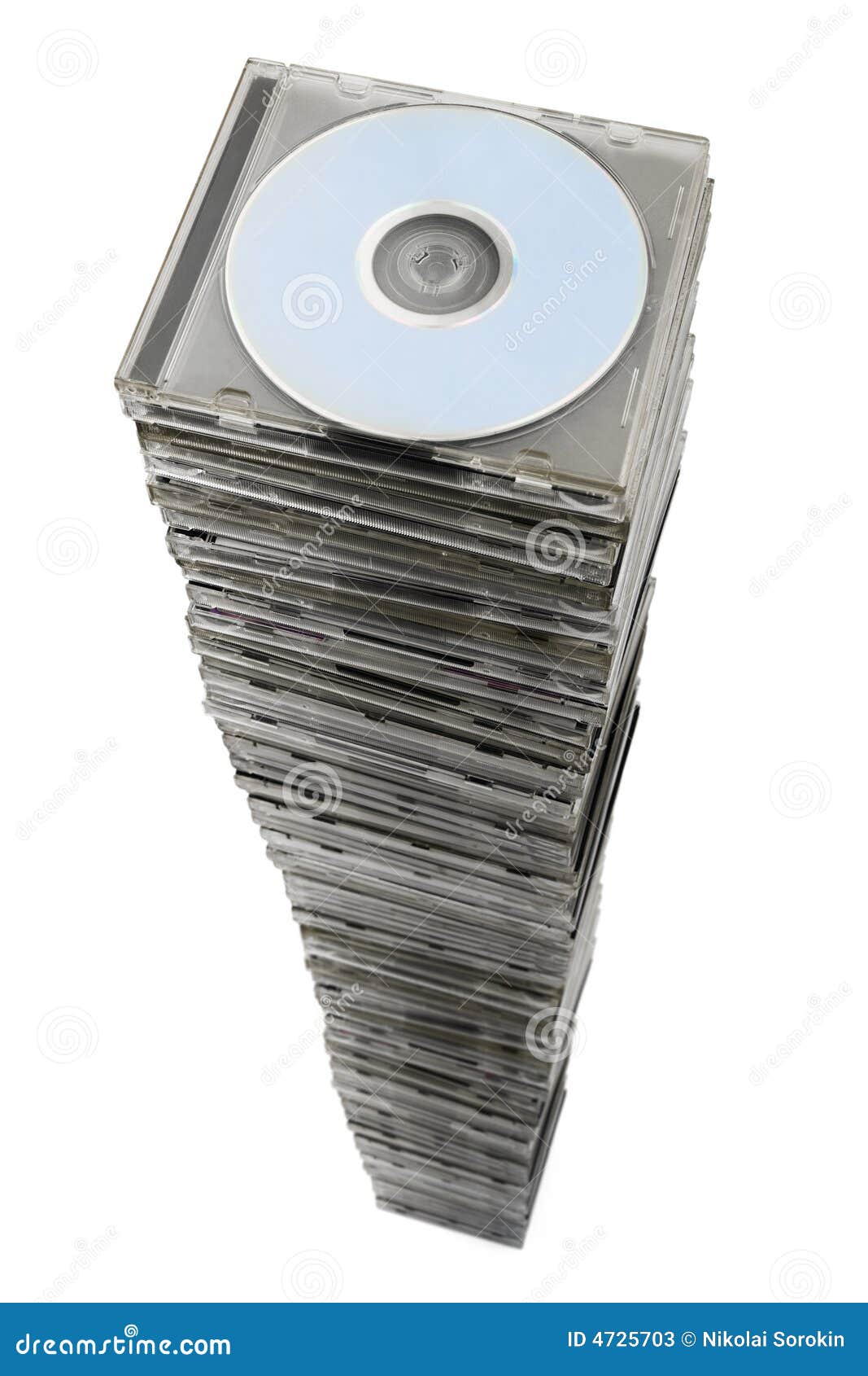 Stack of cd stock image. Image of gigabyte, group, disc - 4725703
