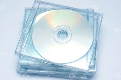 Stack of CD stock photo. Image of digital, recordable, colorful - 99590