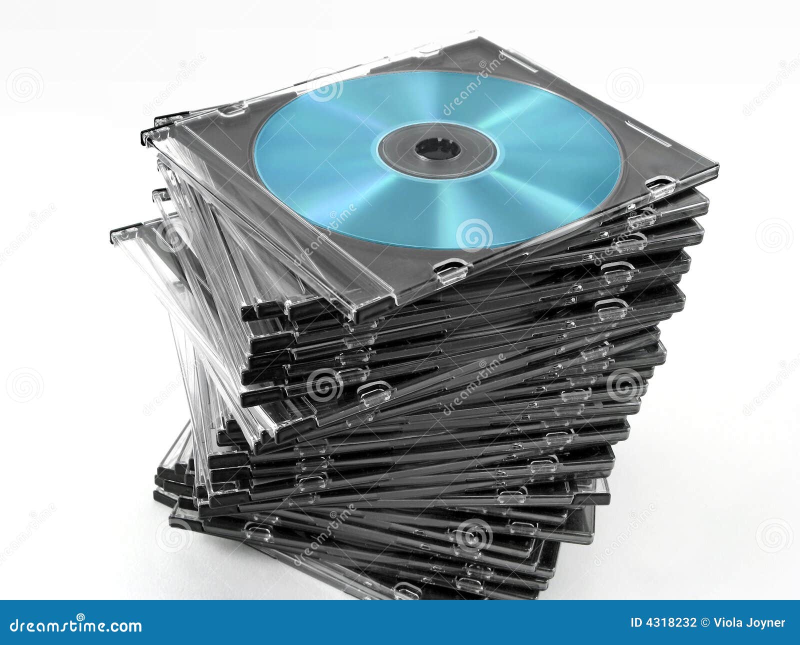 Stack of CD Cases stock photo. Image of disc, storage - 4318232