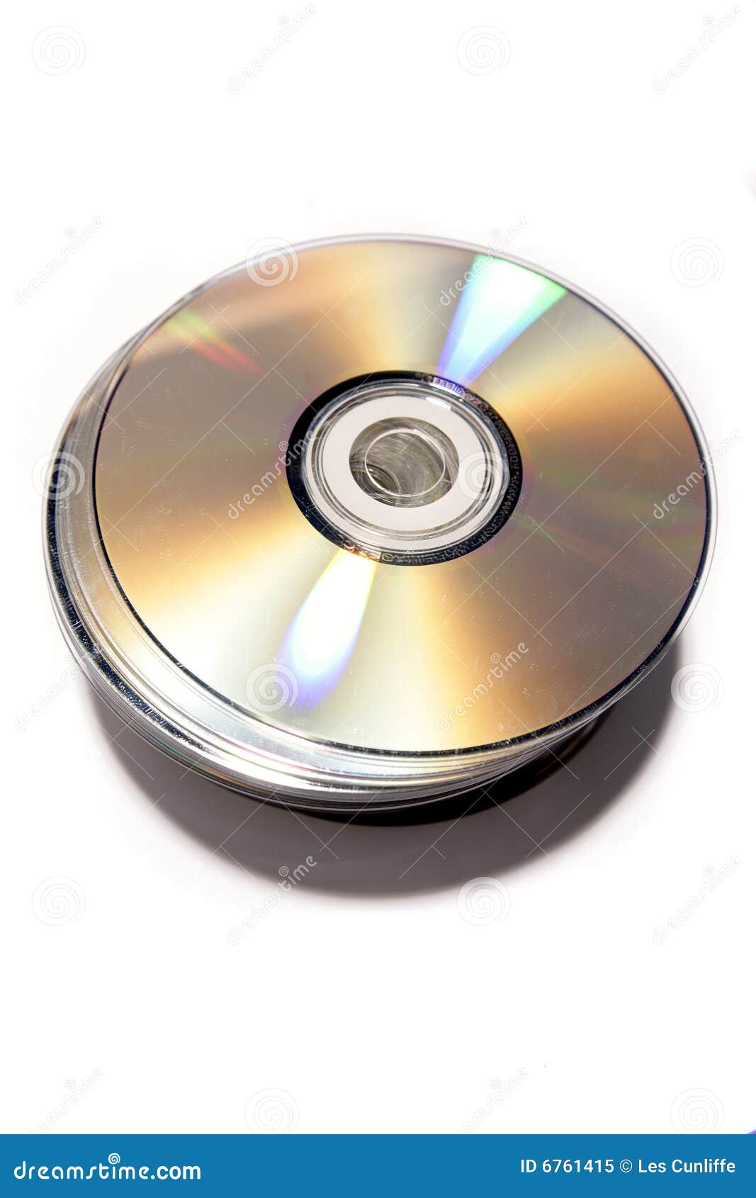 Stack of CD Discs stock image. Image of industry, colour - 6761415
