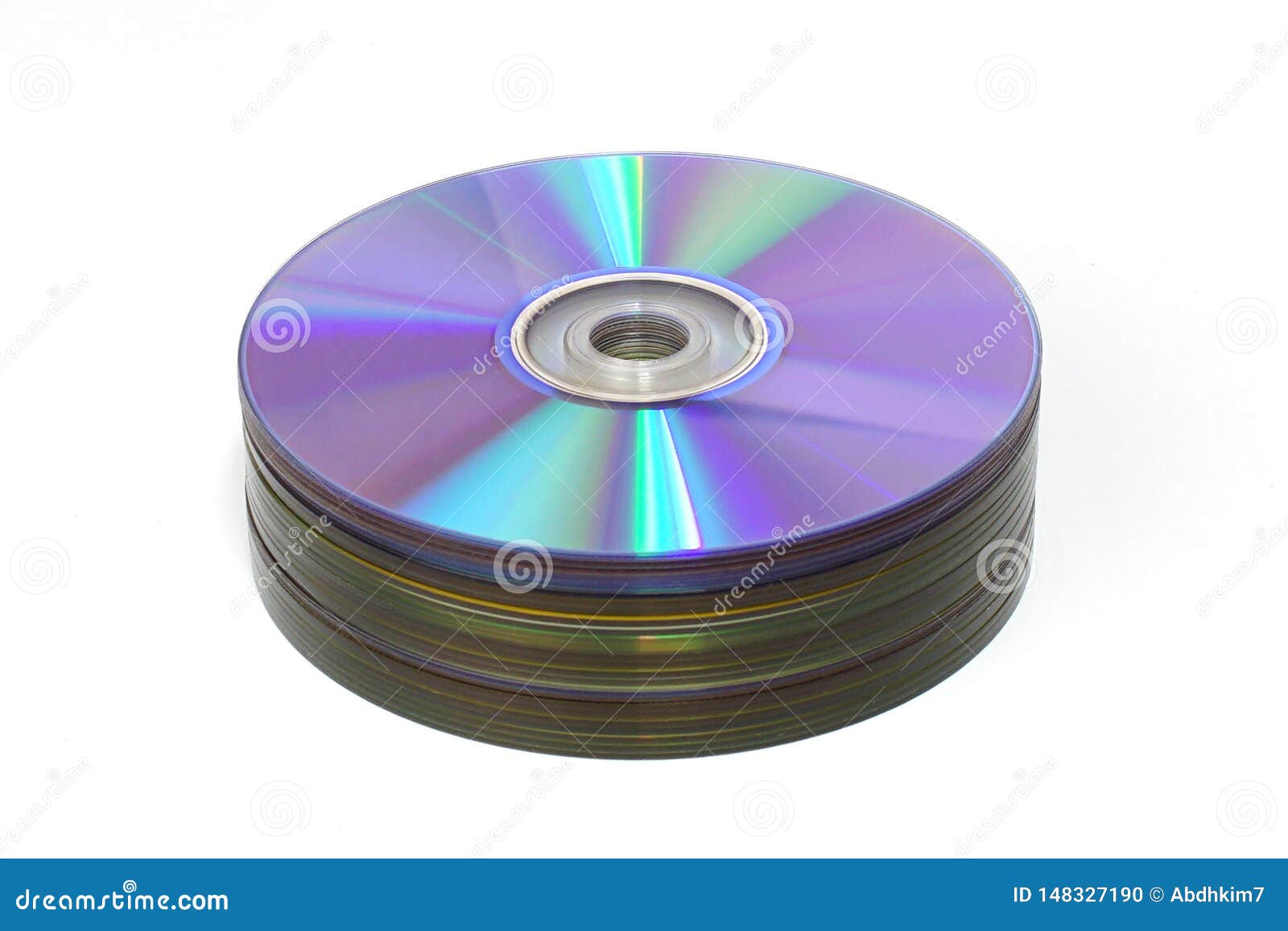 Stack of CD and DVD stock photo. Image of background - 148327190