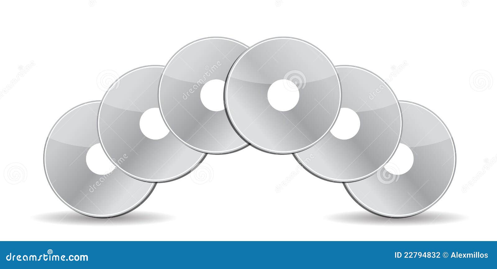 Stack Of Cd / Dvds Illustration | CartoonDealer.com #22794832