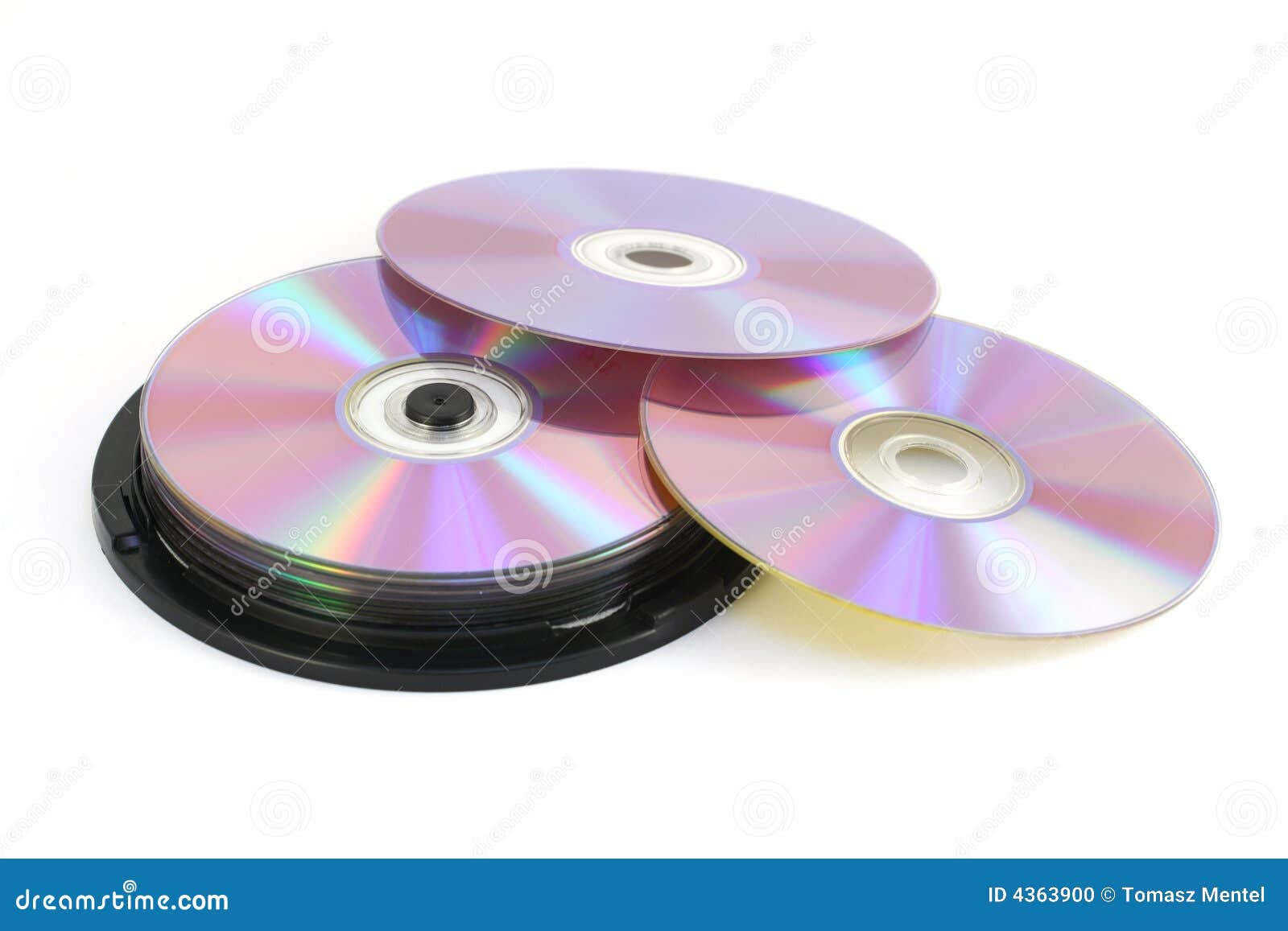Stack of CD s stock photo. Image of rainbow, record, computer - 4363900