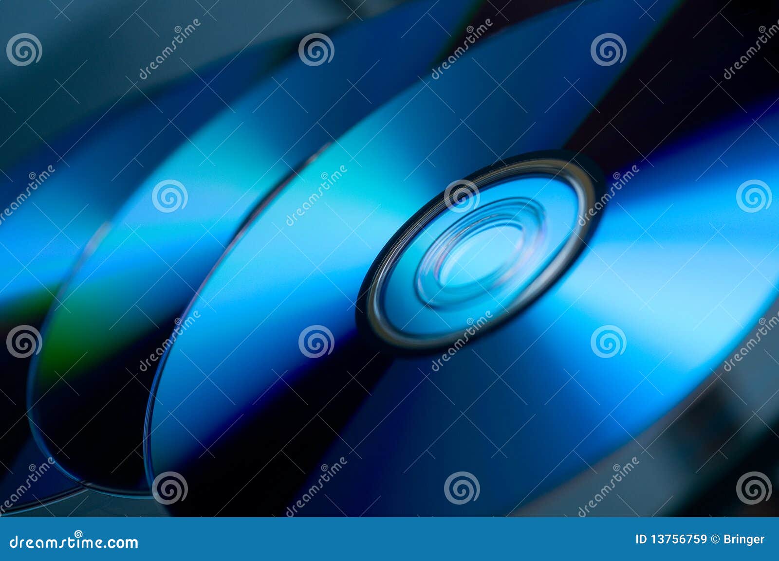 Stack of CDs DVDs BluRay stock image. Image of blue, tech - 13756759