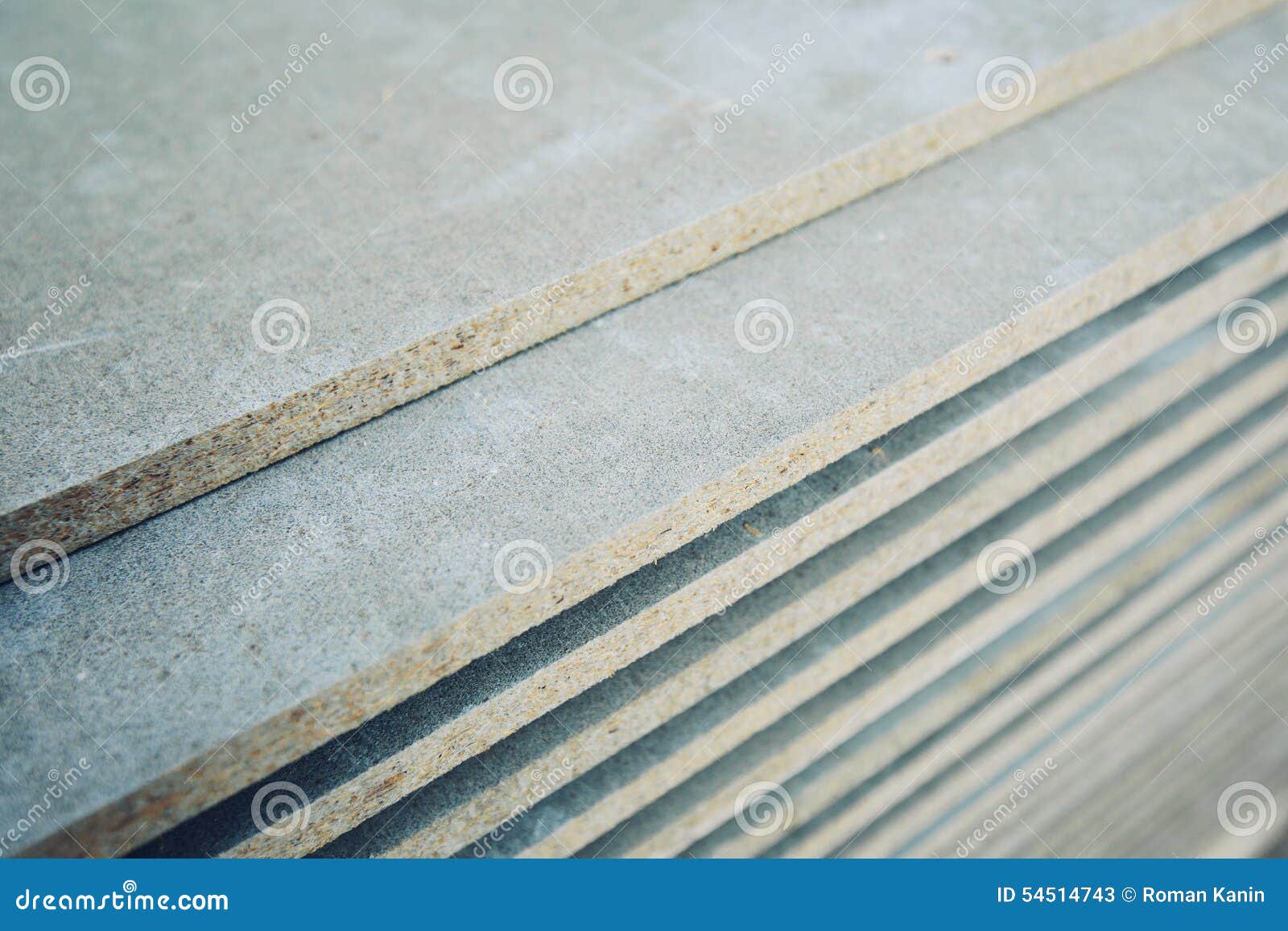 Stack of Cement-bonded Panels for Home Construction Stock Image - Image ...