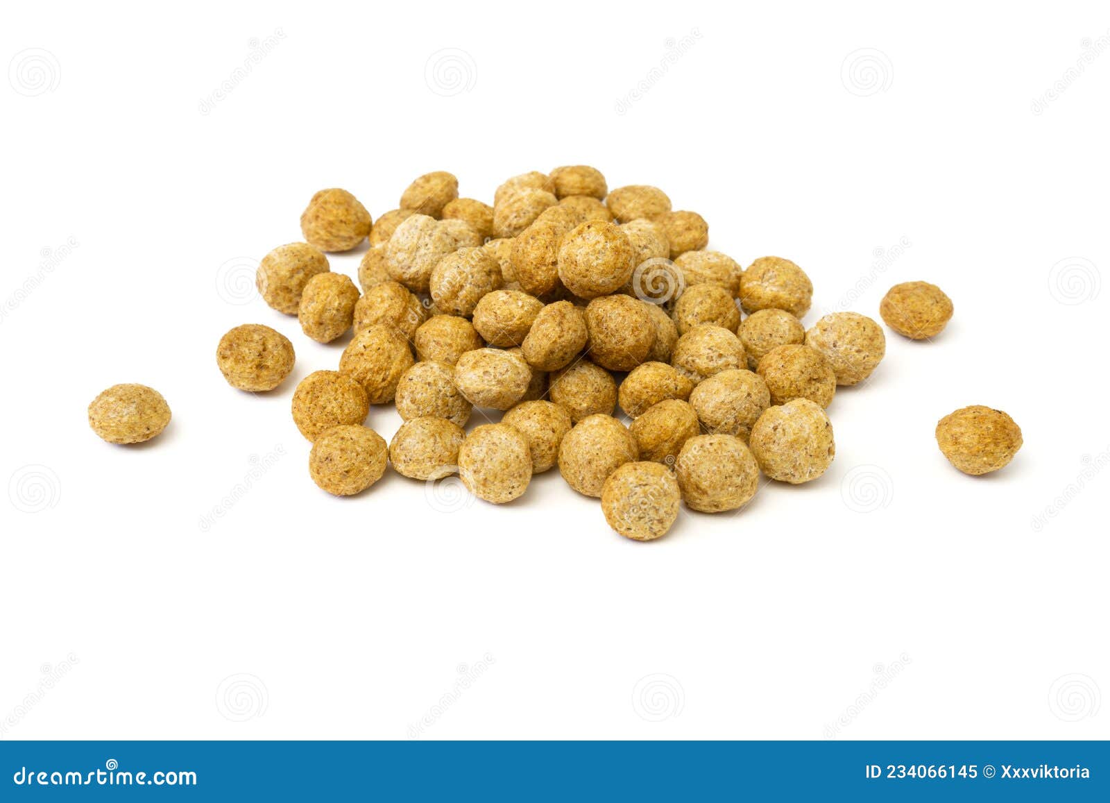 Stack of Cereal Rye and Oats Breakfast Balls Isolated on White ...