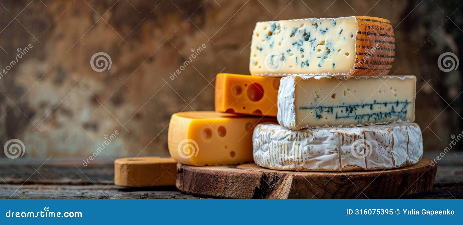 Stack of Cheese Blocks stock image. Image of cheese - 316075395