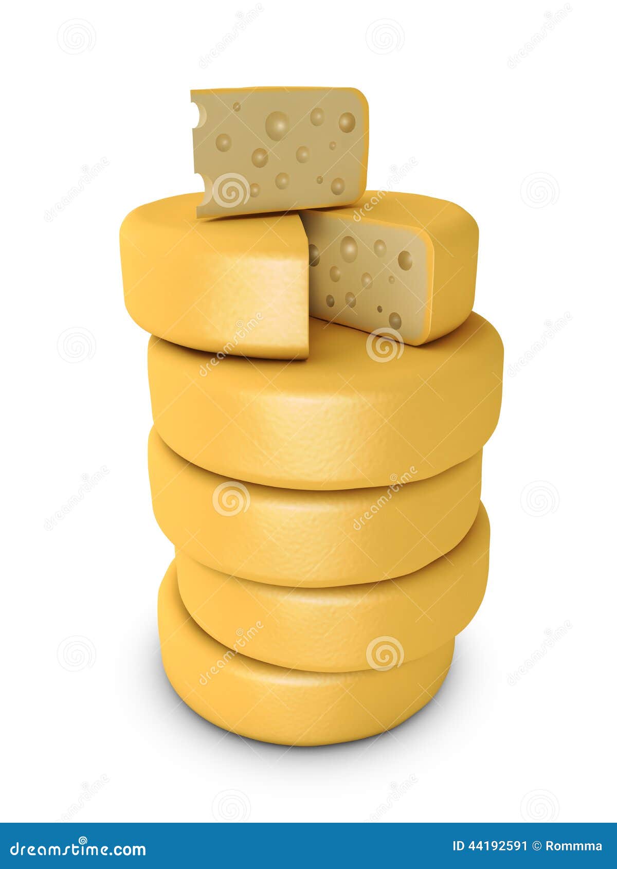 Stack of cheese stock illustration. Illustration of cheddar - 44192591