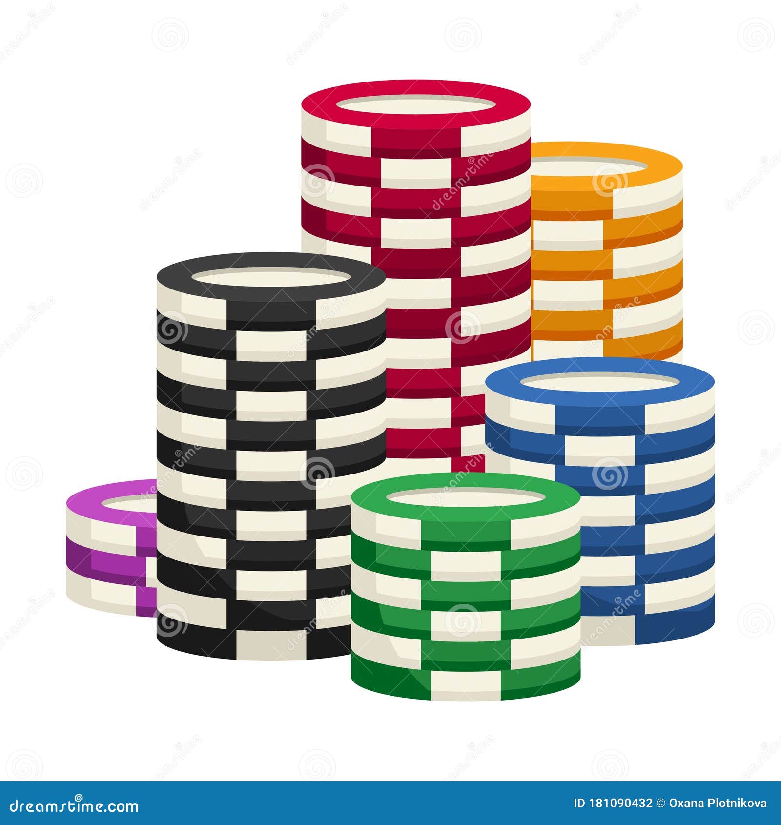 Stack Of Chips Icon. Element Of Casino Icon. Premium Quality Graphic ...