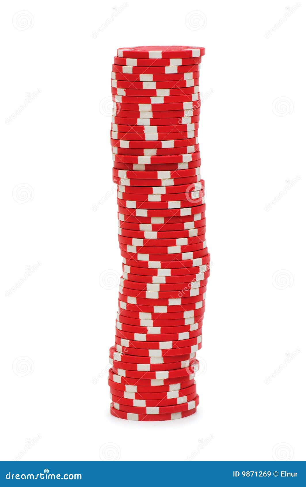 Stack of chips isolated stock image. Image of holdem, background - 9871269