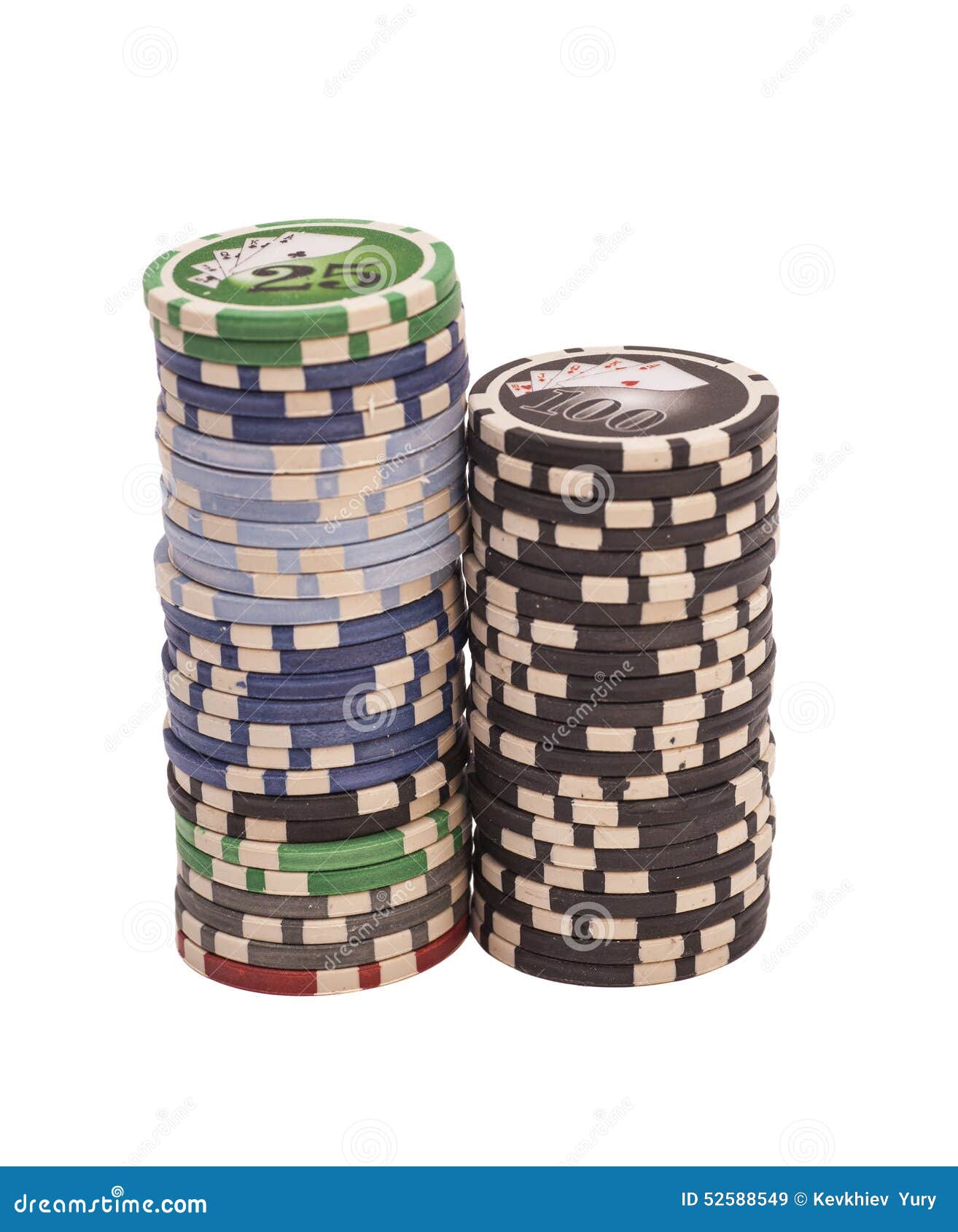 Stack of chips stock image. Image of flush, heart, risk - 52588549