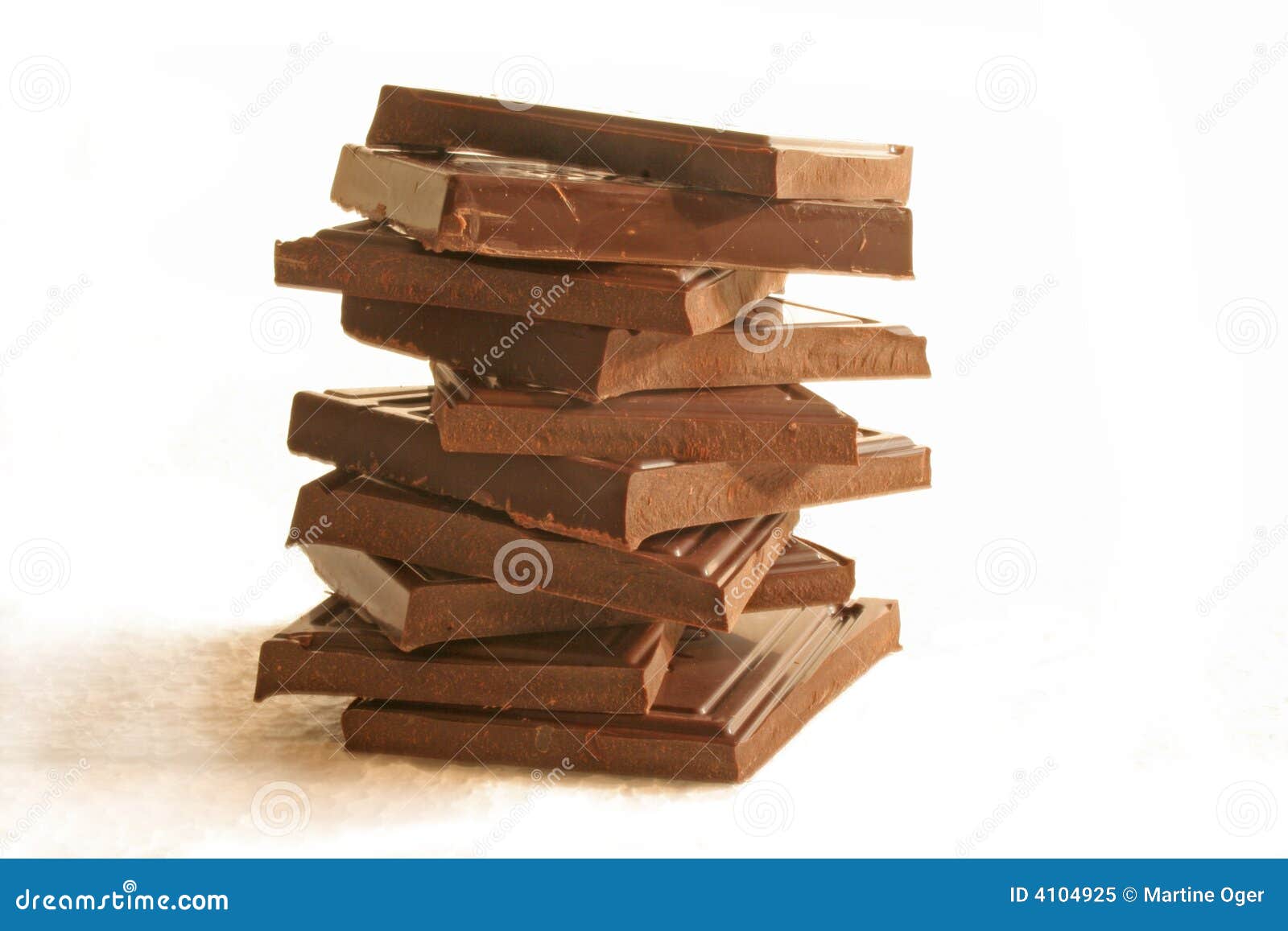 Stack of chocolate. stock image. Image of cook, ingredient - 4104925