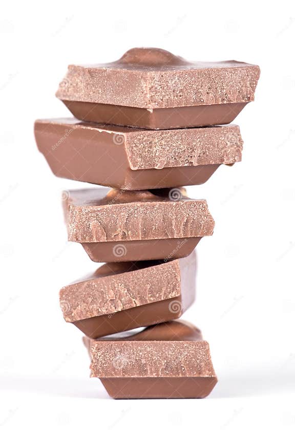 Stack of chocolate bars stock photo. Image of white, milk - 28878876