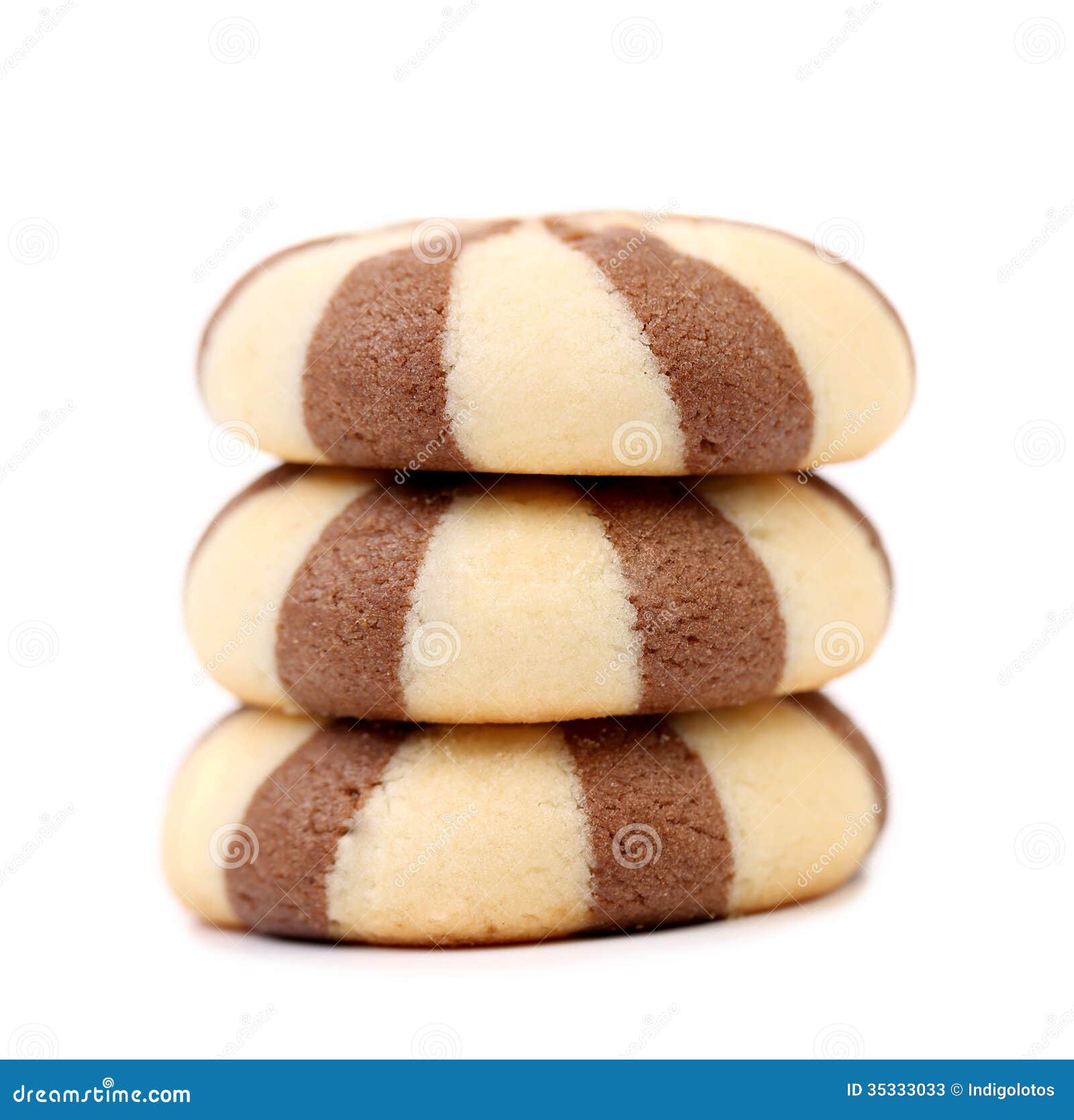 Stack of Chocolate Cloves Biscuits. Stock Image - Image of stack ...