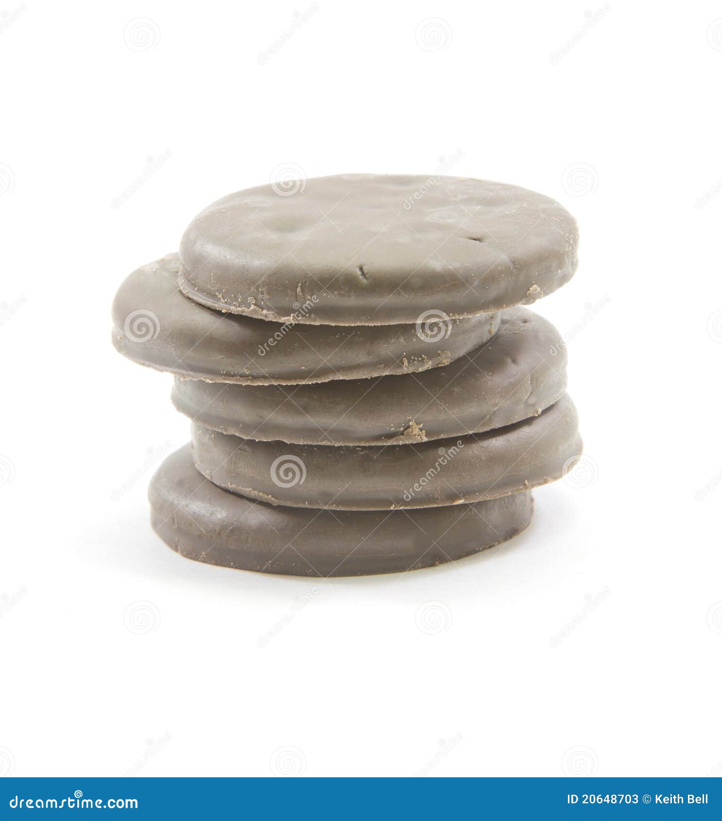 Stack of Chocolate Mint Cookies Stock Image - Image of chocolate, stack ...