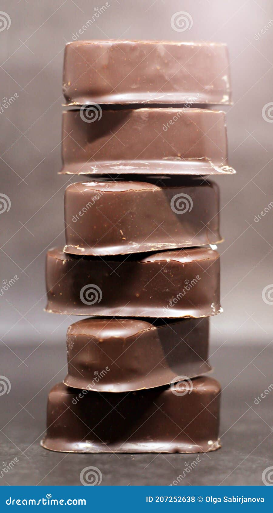 A Stack of Chocolates, Sweetness Stock Photo - Image of candy, milk ...