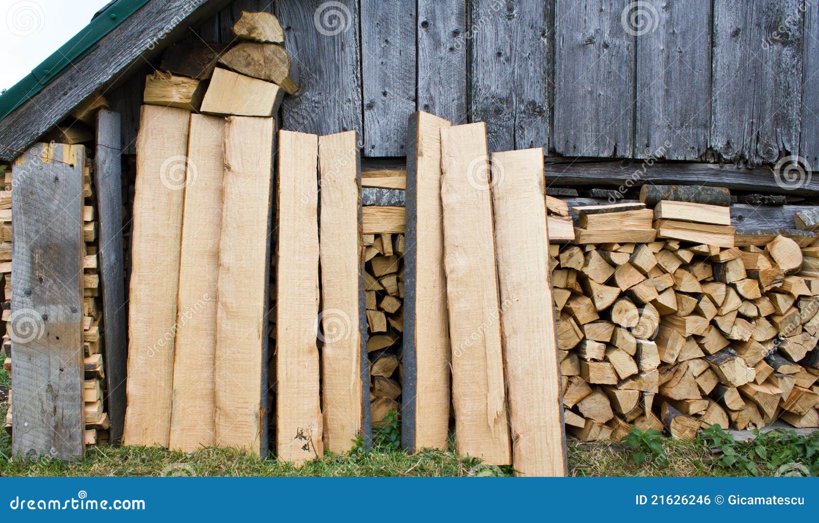 Stack of chopped firewood stock photo. Image of mound - 21626246