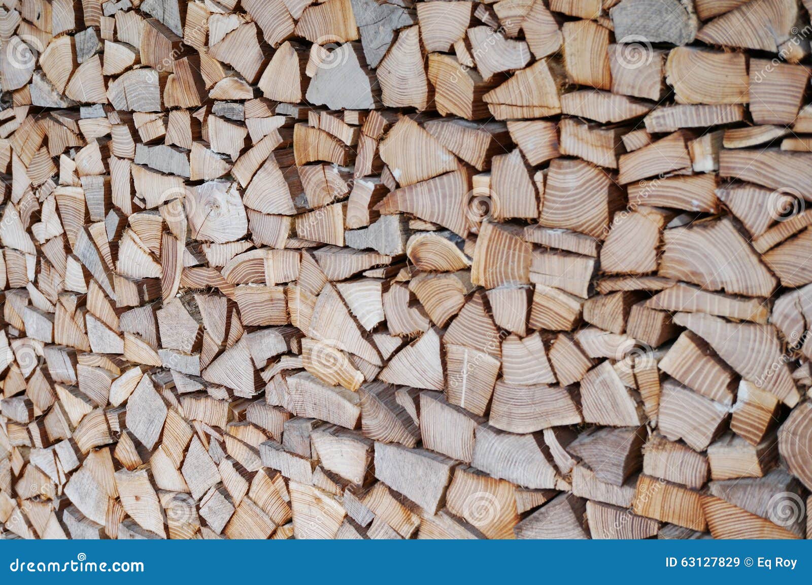 Stack of chopped wood logs stock image. Image of wooden - 63127829