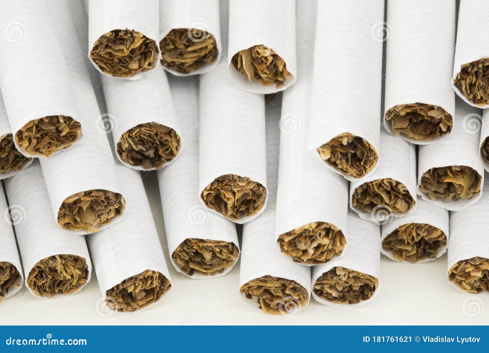 Stack of Cigarettes Close Up Stock Image - Image of pile, tobacco ...